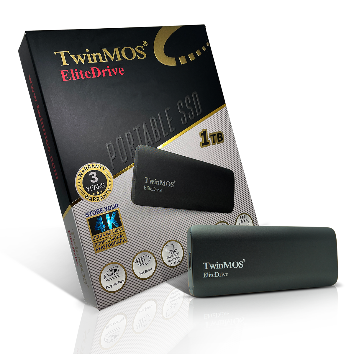 TwinMOS EliteDrive 1TB Portable SSD – Fast, Durable, and Compact ...